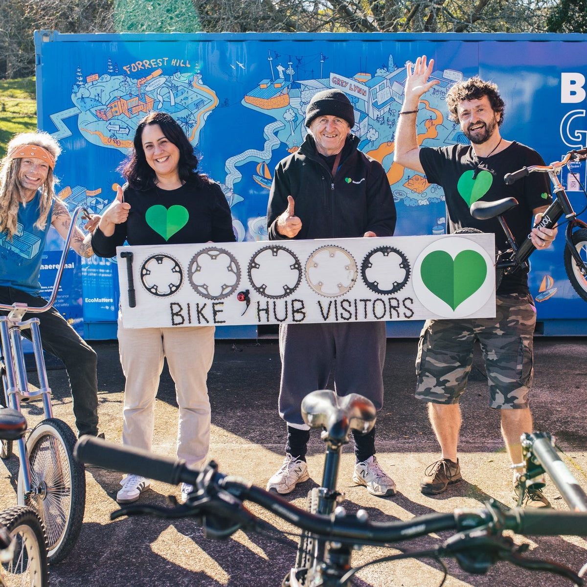 100,000 visitor milestone for Bike Hubs shows Aucklanders really want ...