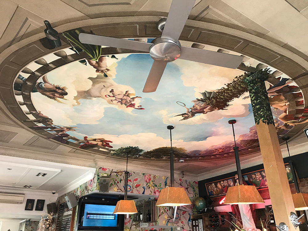 Ceiling art "The Creation Of Chapel" – Ponsonby News
